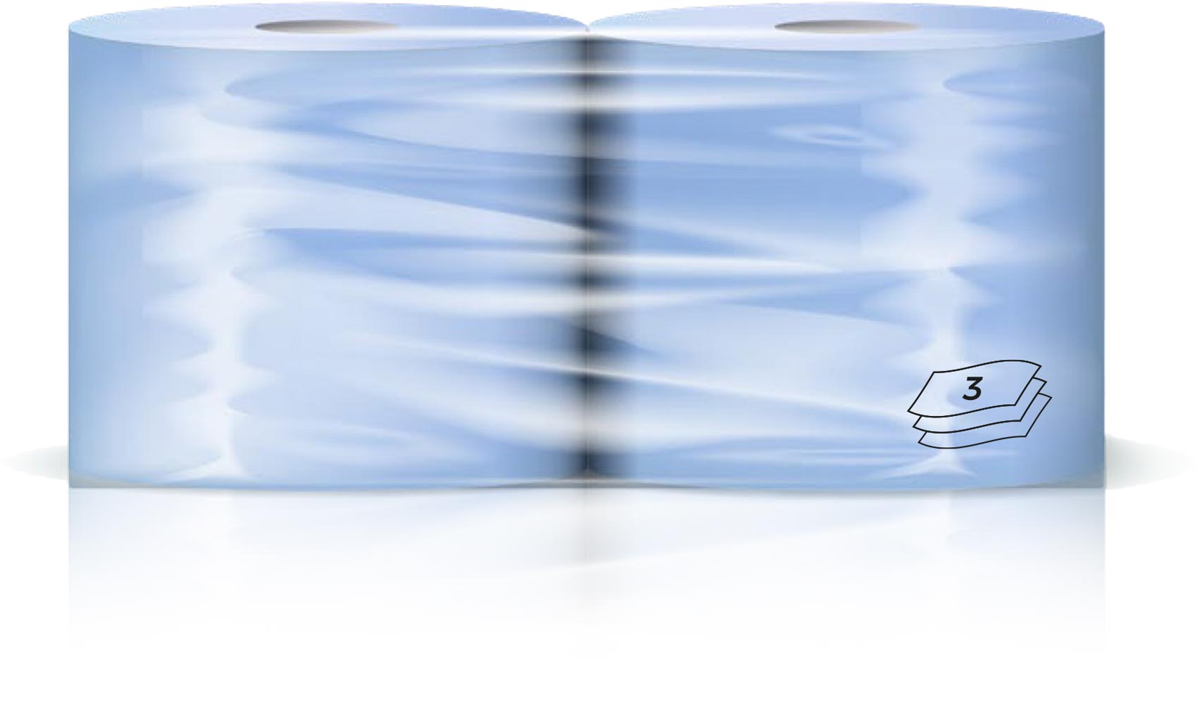 Protisa – Mécanisme industriel Ecopaste 2 rouleaux 3 plis Gaufrage